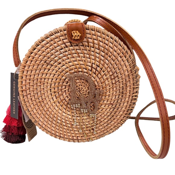 Bags | Boho Rattan Crossbody Bag Festival Ready Hand Crafted Designer ...